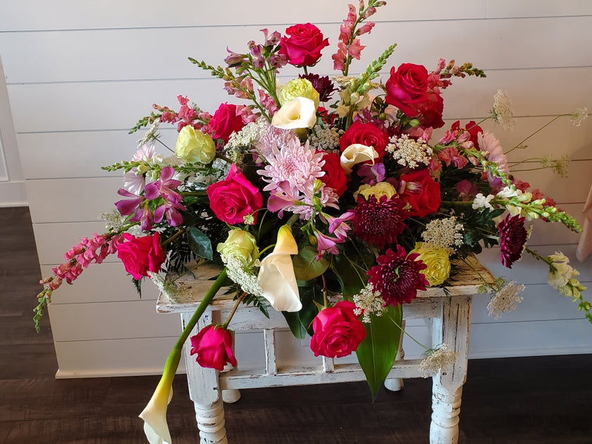 Garden Fresh Casket Spray – The Wild Orchid